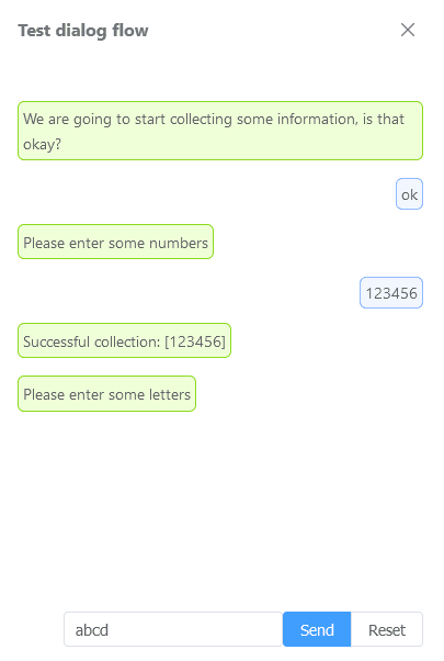 Dialog flow chat bot show case